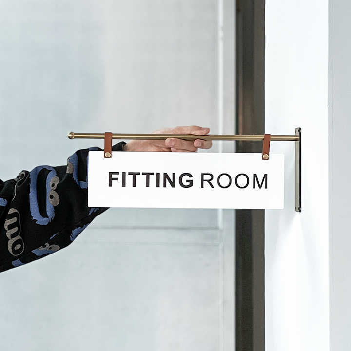 Double Sided Side Hanging Metal Sign Door Signs, Customized Door Signs ...
