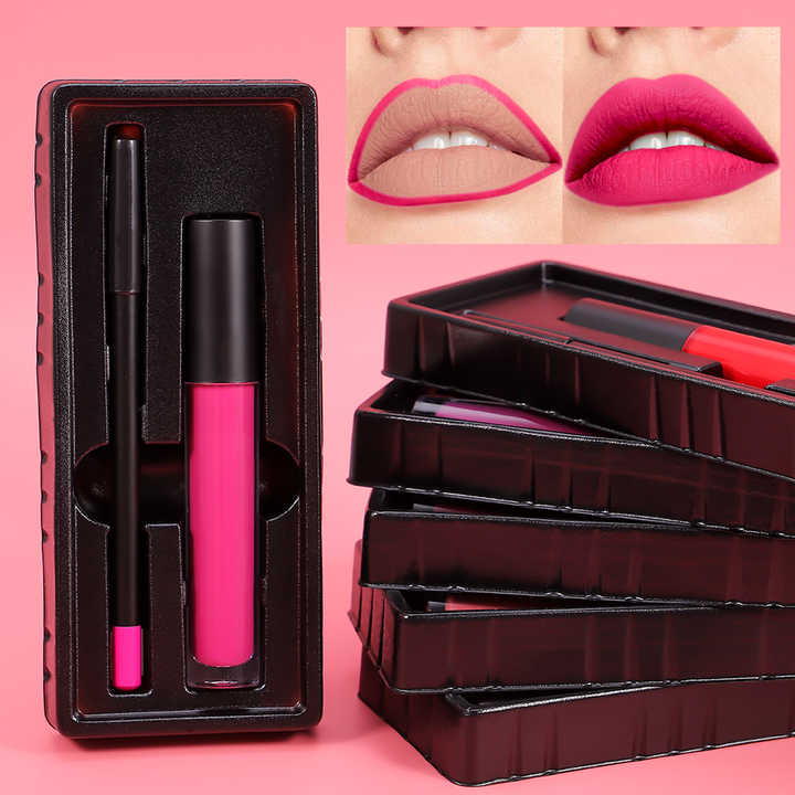Wholesale Lips Cosmetics Set Private Label Waterproof Matte Lip Liner ...