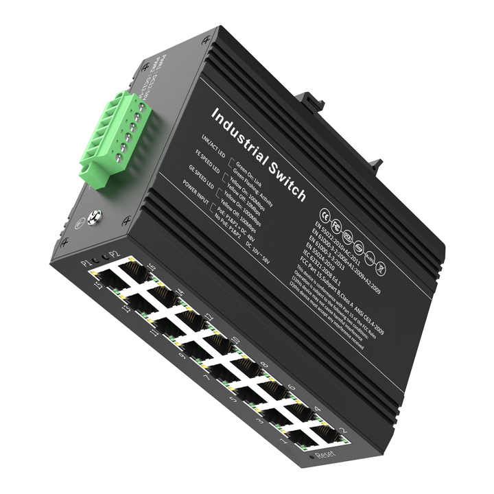 Din Rail 8 Ports Gigabit Ethernet 8 Gigabit SFP port Managed Industrial ethernet Switch| Alibaba.com