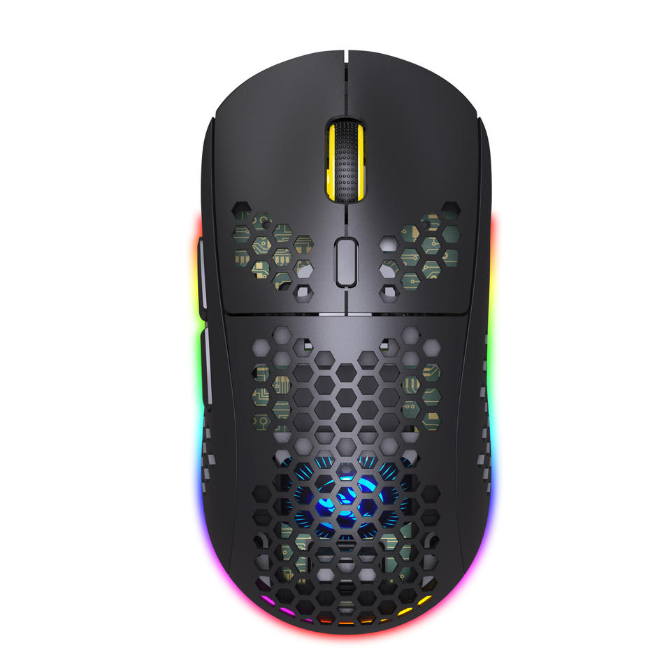 T90 Wireless Ultra-Thin Mouse - RGB Backlit Gaming Mouse