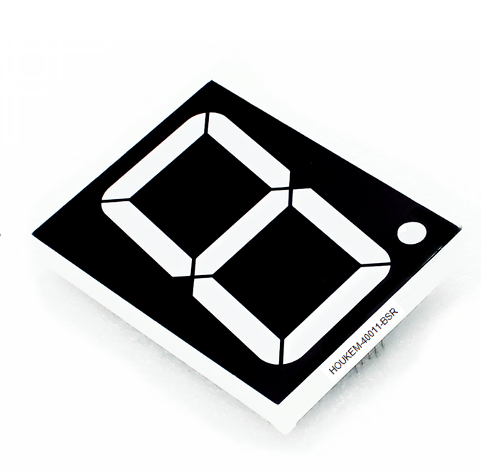 White 7 segment anode 4 inch one digit large 7 segment display 100mm ...