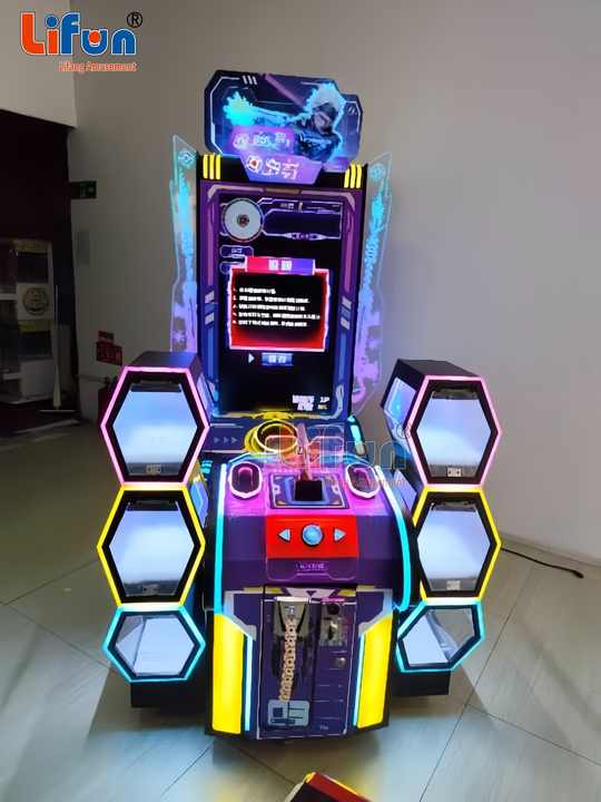 Coin Operated Plastic Arcade Shooting Simulator Game Machine with 42 ...