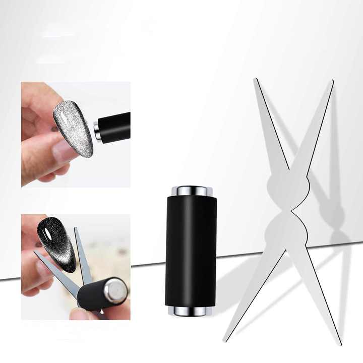 New Double Ended Strong Cat Eye Magnet French DIY Manicure Nail Art ...