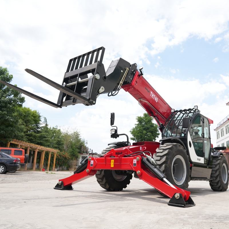MAP New Design 4 Ton Telescopic Boom Forklift Loader TH740 Maximum ...