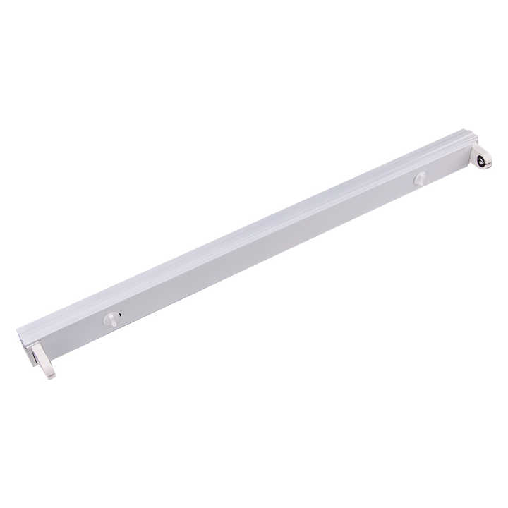 T8 Bracket Single Double Fixture with Cover - Fluorescent Lamp Holder
