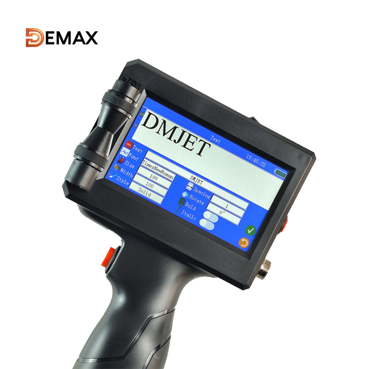 DMX 12.7mm EXP Date Hand Inject Printer Coding Machine Ink Handheld ...