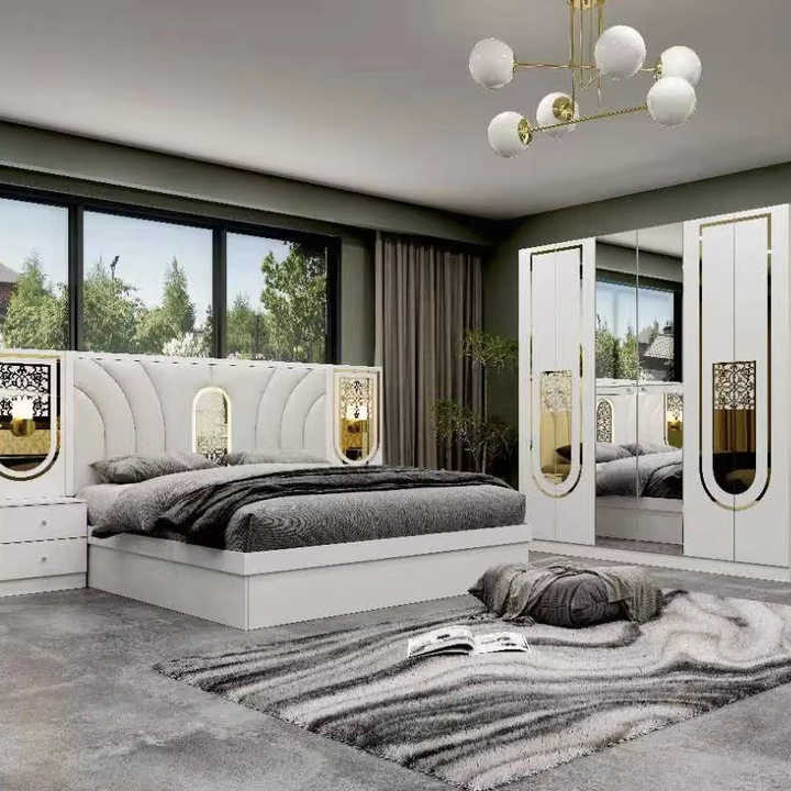 Hot Selling Bedroom Set High Quality Full Five Pieces Room Sets ...