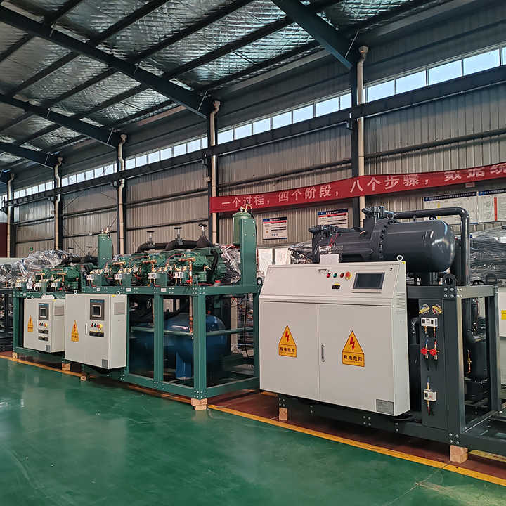 Refrigeration Screw Parallel Condensing Unit Industrial Cold Room ...