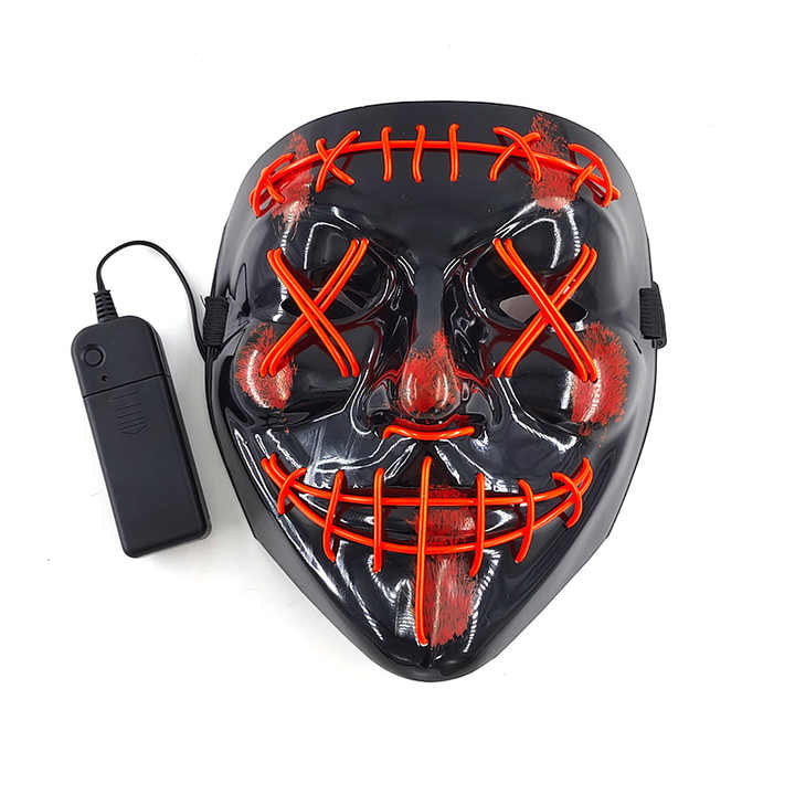 Halloween LED Purge Neon Light up Mask Costumes Cosplay Mask With LED ...