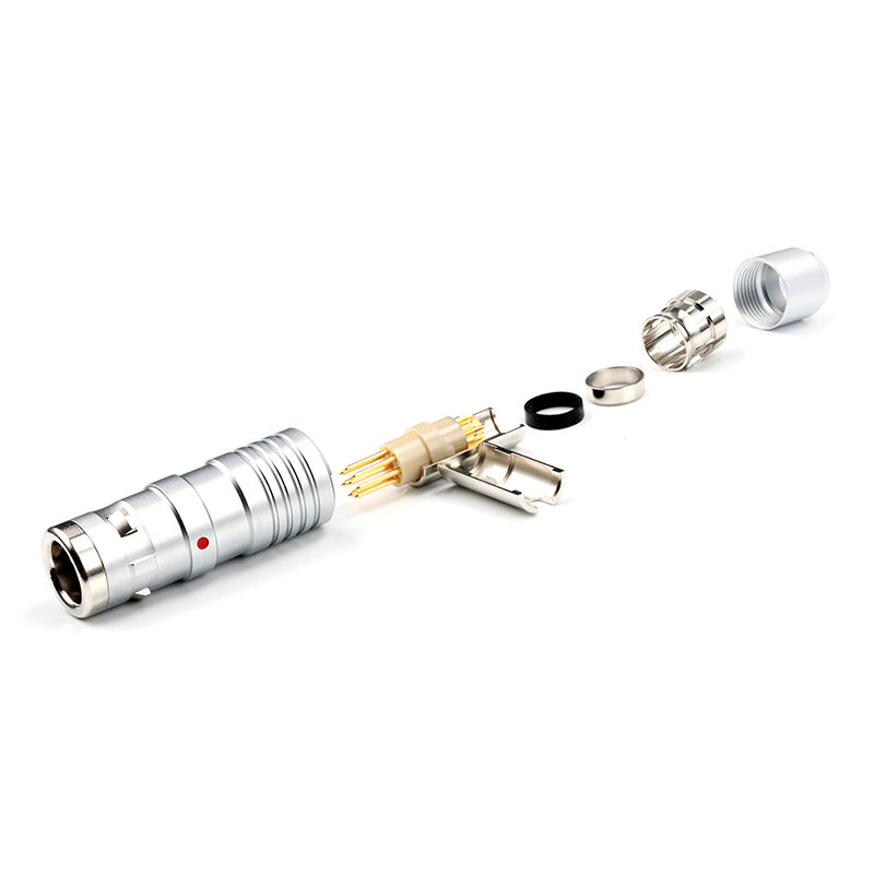 1K-T1-8P Grade Aviation Plug Gold Contacts IP67 Copper Waterproof Push ...
