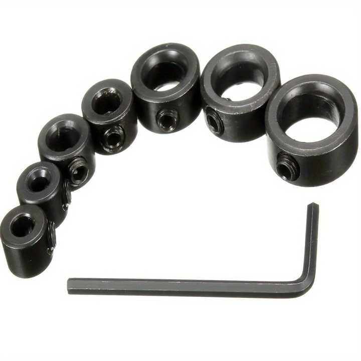 8pcs set Drill bit limit ring 3-16 Mm Drill Bit Shaft Depth Stop ...