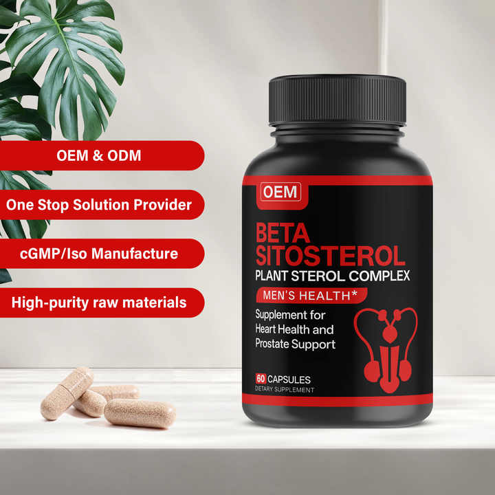 OEM Prostate Health Supplement Plant Sterols Complex Capsules with Beta ...