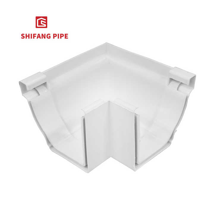 5.2 inch pvc pipe fitting external angle 90 degree outside corner ...