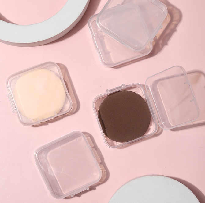 Mini Portable Cosmetic Box - Transparent Storage Solution