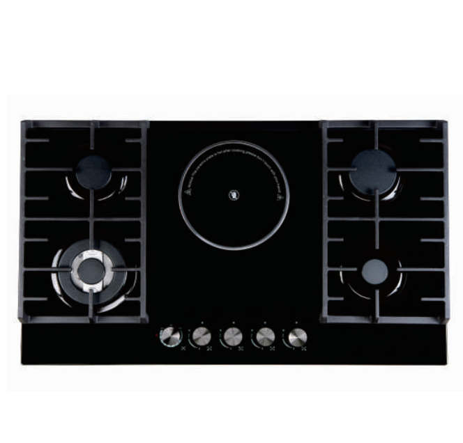 LPG/NG 4 Gas Burners with Infrared Built-in Electric&Battery Gas Hob ...