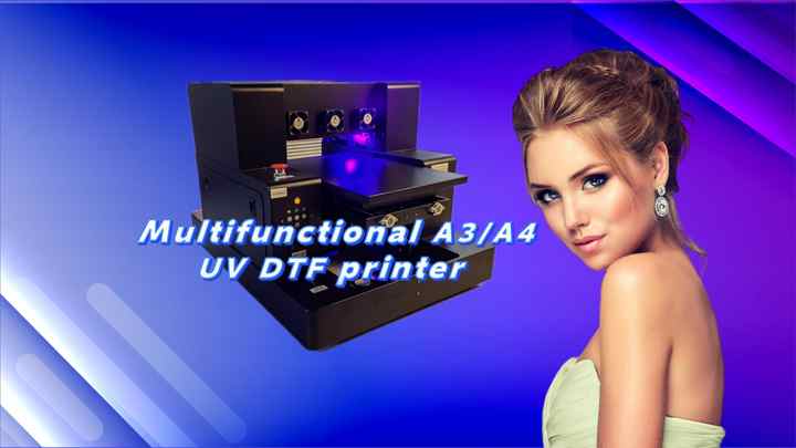 A4 2030 Uv Dtf Printer Flatbed Automatic+Bottle Printer with Laminator Uv Dtf Sticker Printer ...