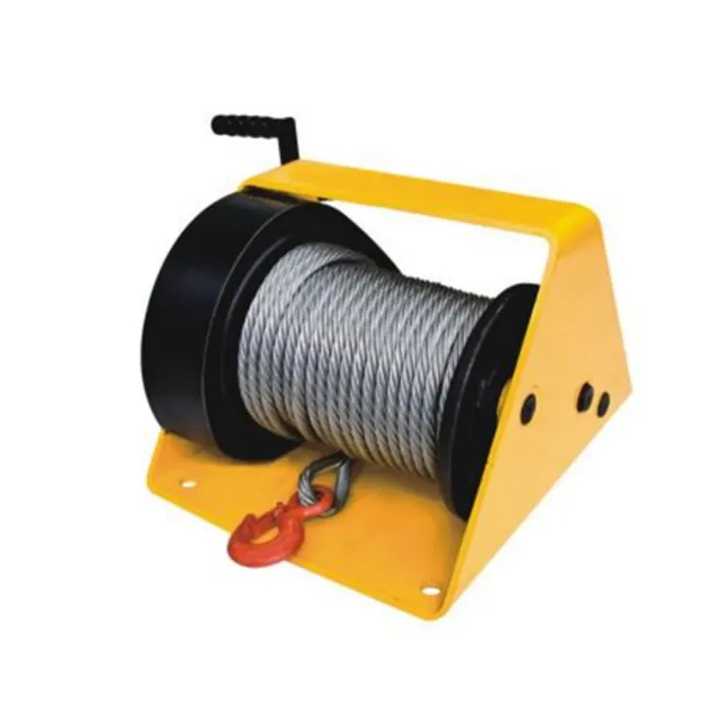 2000kg Worm Gear Hand Winch Self-locking Winch / Self Locking Automatic ...