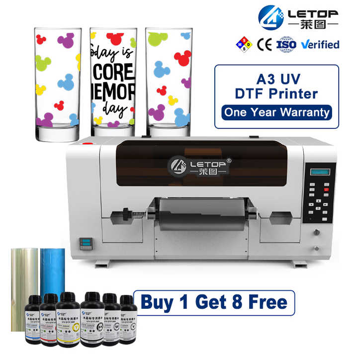 LETOP Roll to Roll 30 CM UV DTF Printer - High Varnish Color