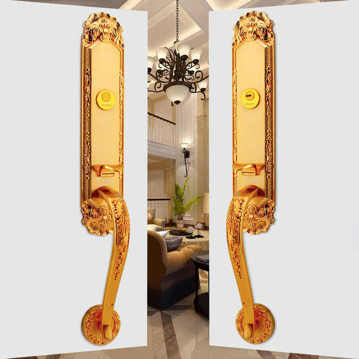 High Quality Wood Door Lock - Secure Your Main Double Door