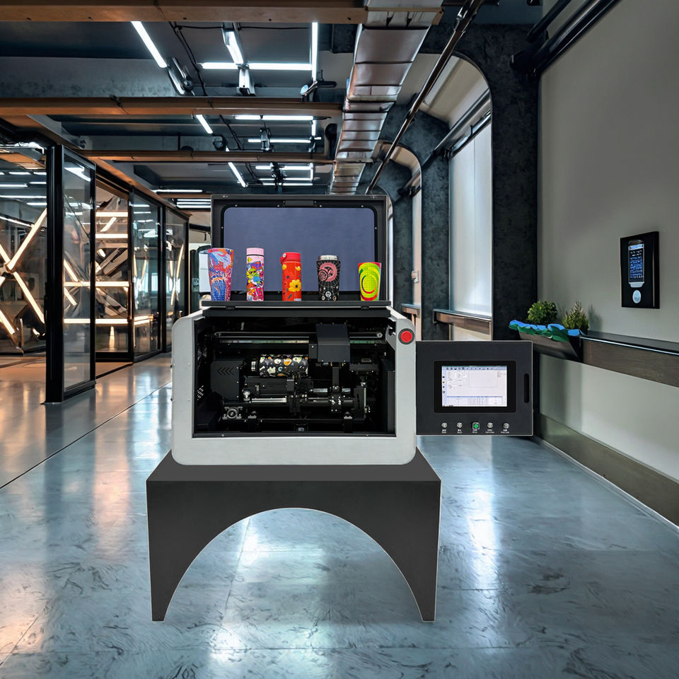 360° High-Speed UV Cylinder Printer | Industrial Rotary Inkjet Machine ...