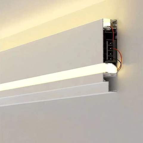 Anodized Aluminium Ceiling LED Linear Light Trim Profile