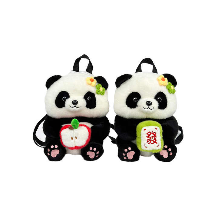 Cute Giant Panda Backpack Super Soft Washed PP Cotton with Claw Machine ...