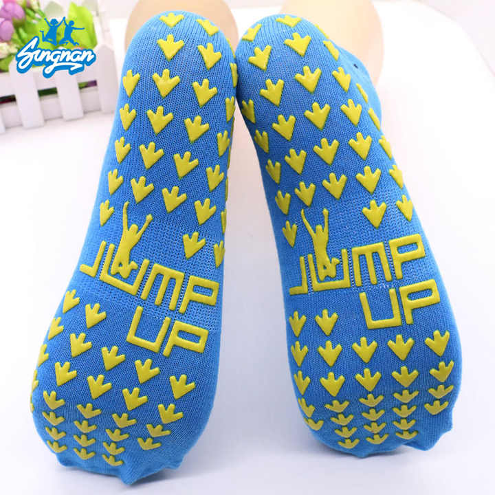 Stock Items Fast Shipping Sport Anti Slip Pilates Jump Trampoline Socks ...