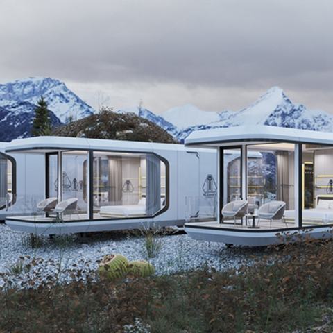 WE Wooden Sleeping Pod Hotel Capsule Bed - Modern & Eco-friendly