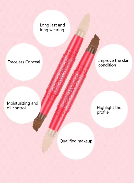3D Highlight Face Stick Korean Makeup Concealer Double Contour Vegan ...
