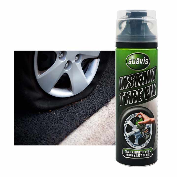 Emergency Tyre Puncture Inflator and Sealant - Fix a Flat Spray Can