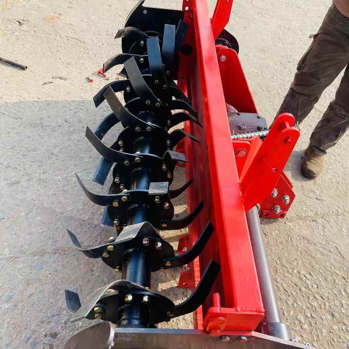 Tractor Mounted 3-Point Rotary Tiller - Efficient Soil Cultivation