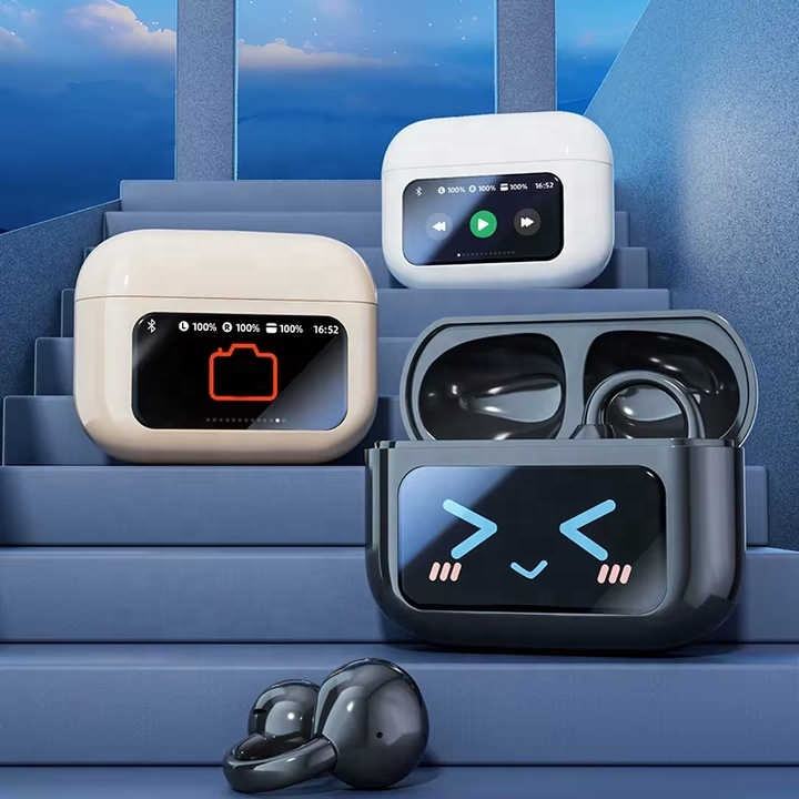 M100 TWS Earphones with Touch Screen, ENC Noise Cancelling, and ...