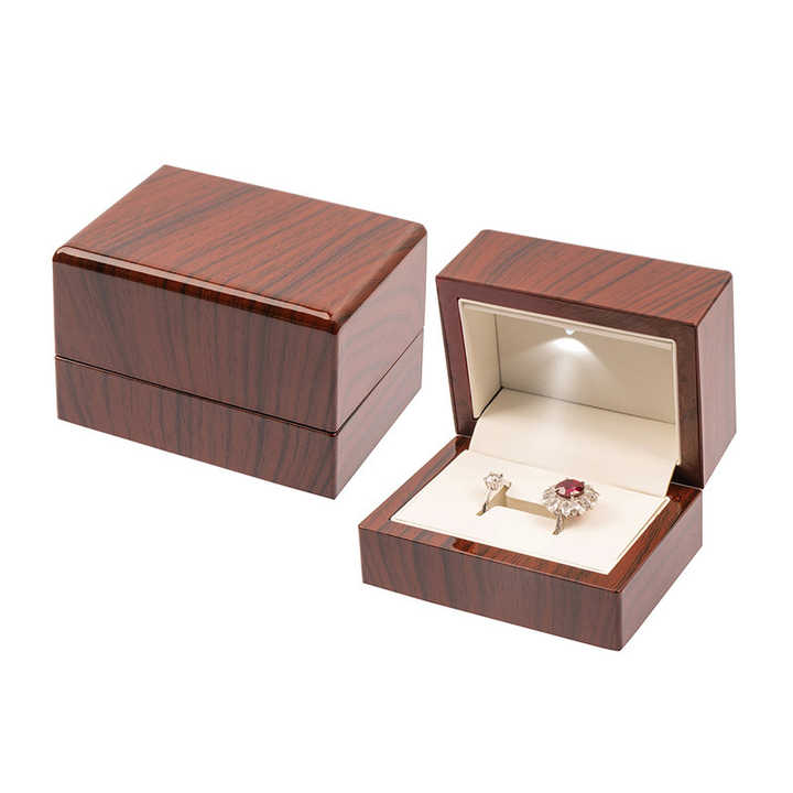 Package Double Single Ring Boxes Wedding Ring Box Engagement Proposal ...