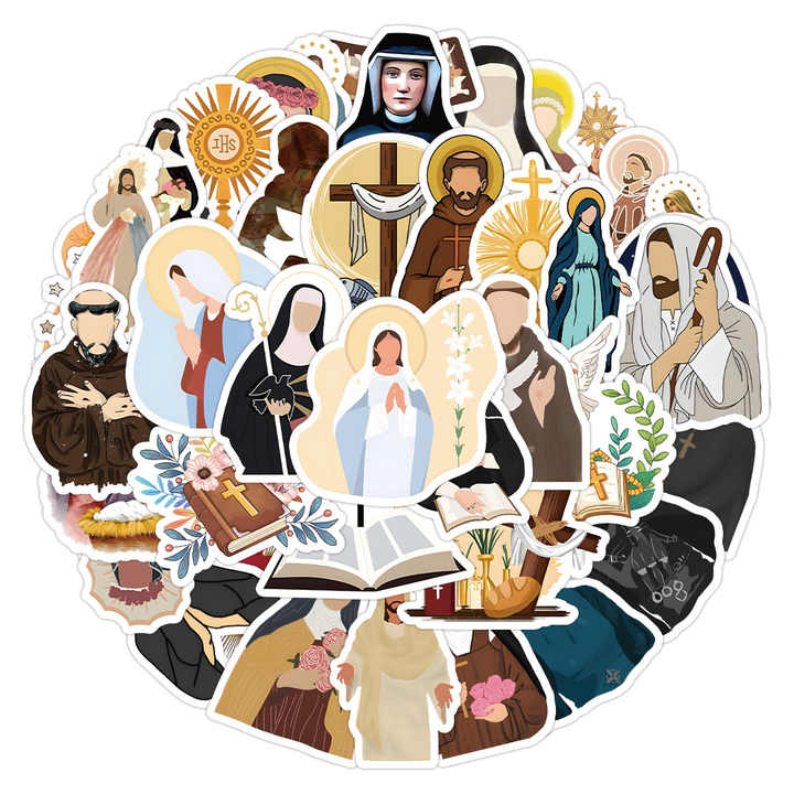 Wholesale Christian Savior Jesus Graffiti Sticker Waterproof