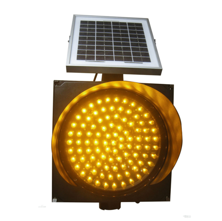 Yellow Solar Flashing Warning Lights - Road Safety