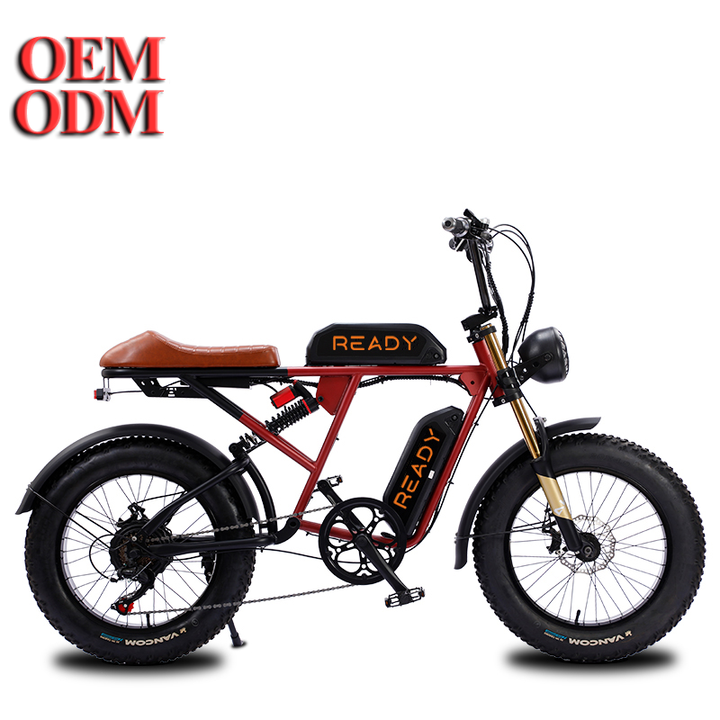 Super73 Full Suspension 750W Electric Mountain Bike Fat Tire Dual 48V Lithium Batteries in Down ...