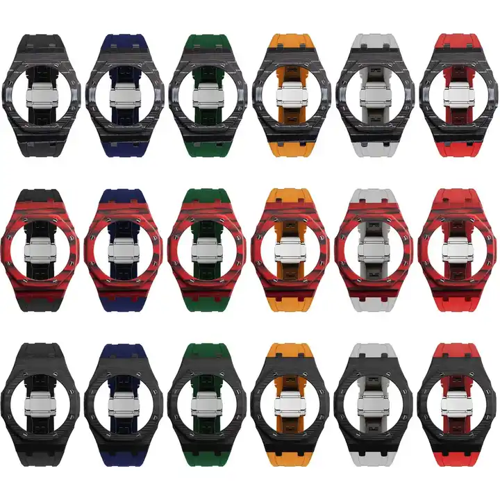 Casioak Luxury Carbon Fiber MOD Kit for GA2100 Ga2100 Ga2110 Watch ...