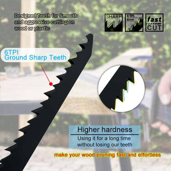 6 Inch 8 Inch 6 TPI Reciprocating Saw Blades for Wood Cutting Recip Saw ...