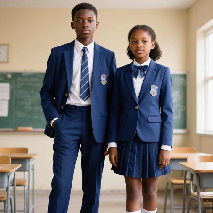 Customizable School Uniform Suit Set for Primary Middle School Students ...