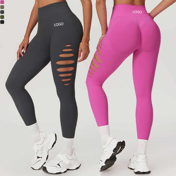 XW-DCK7711 Gym Clothes Scrunch Butt Design Women Sport Wear Cut Outs on ...