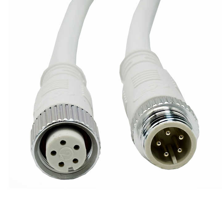 High Temp Resistant M8 M12 Cable Assembly 5 6 8 Pin Male Female Custom ...