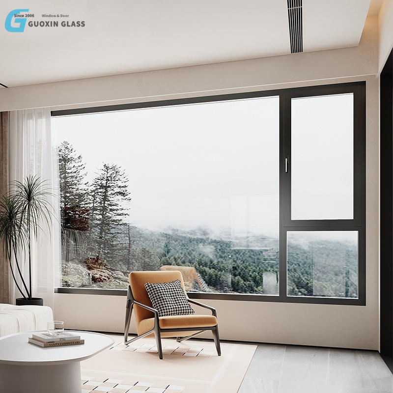 Airproof Fixed Awning Windows with Screen Triple Tempered Glass Window ...