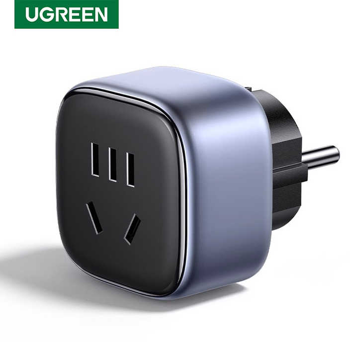 UGREEN Universal EU UK US AU Plug Adapter - Travel Smart