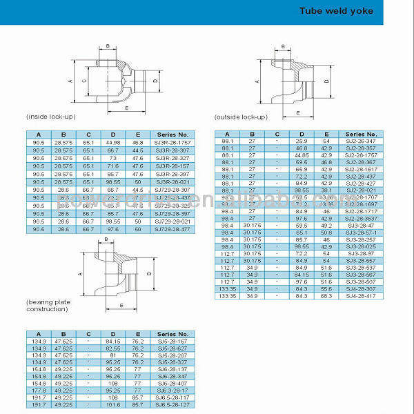 Cardan Fork - High Quality Steel Universal Joint for Tractors