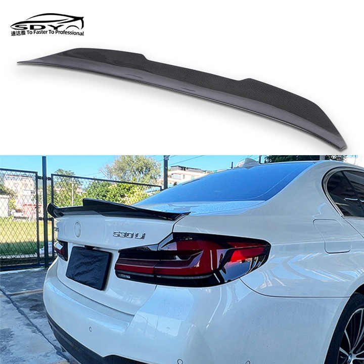 G30 F90 PSM Style Carbon Fiber Trunk Spoiler Wings Car Styling for BMW ...