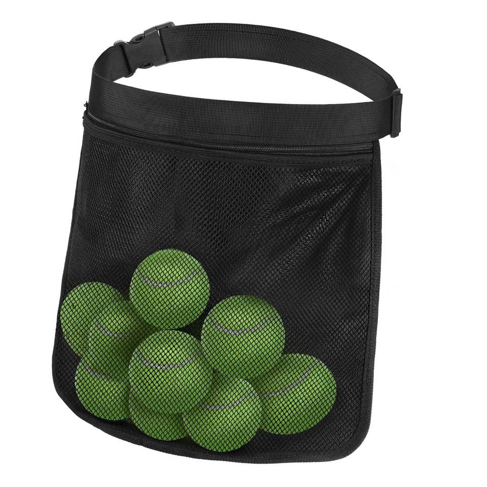 Modern Mesh Zipper Closure Portable Waist Pouch for Pickleball Tennis ...