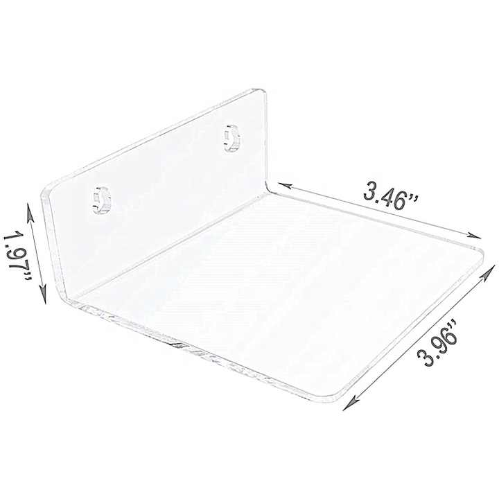 Invisible Floating Wall Shelves - Clear Acrylic Displays