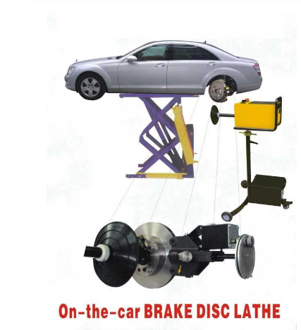 AM8700 Automatic Car Brake Disc Lathe Grinding Machine 220V/110V Brake ...