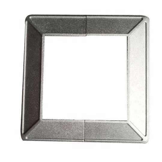 Modern Design 2pc Aluminum Railing Post Plate Cover Quality Post Skirt ...