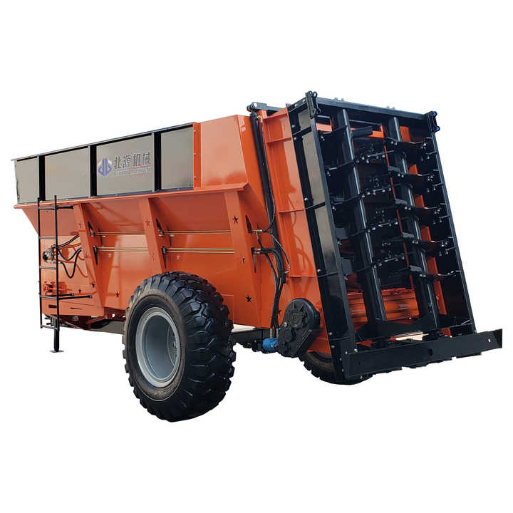 Manure Spreading Trailer Heavy Duty Tractor Trailed Manure Spreader ...